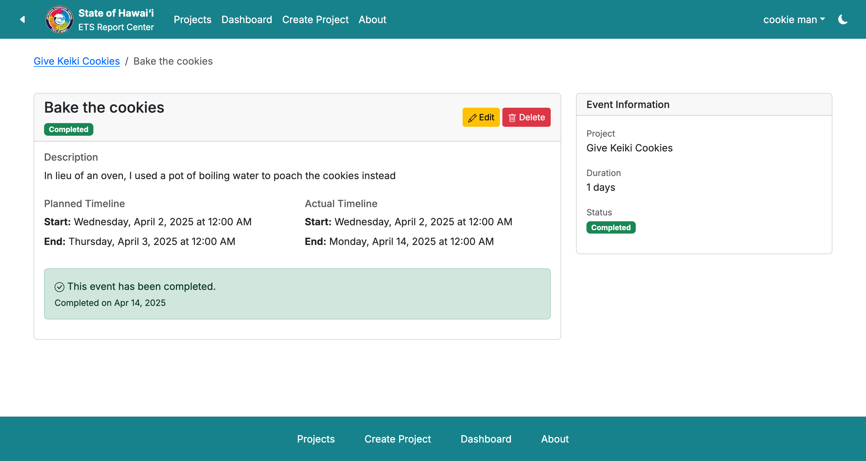 ETS | Standardize the input given by the state of Hawai‘i’s independent verification and ...