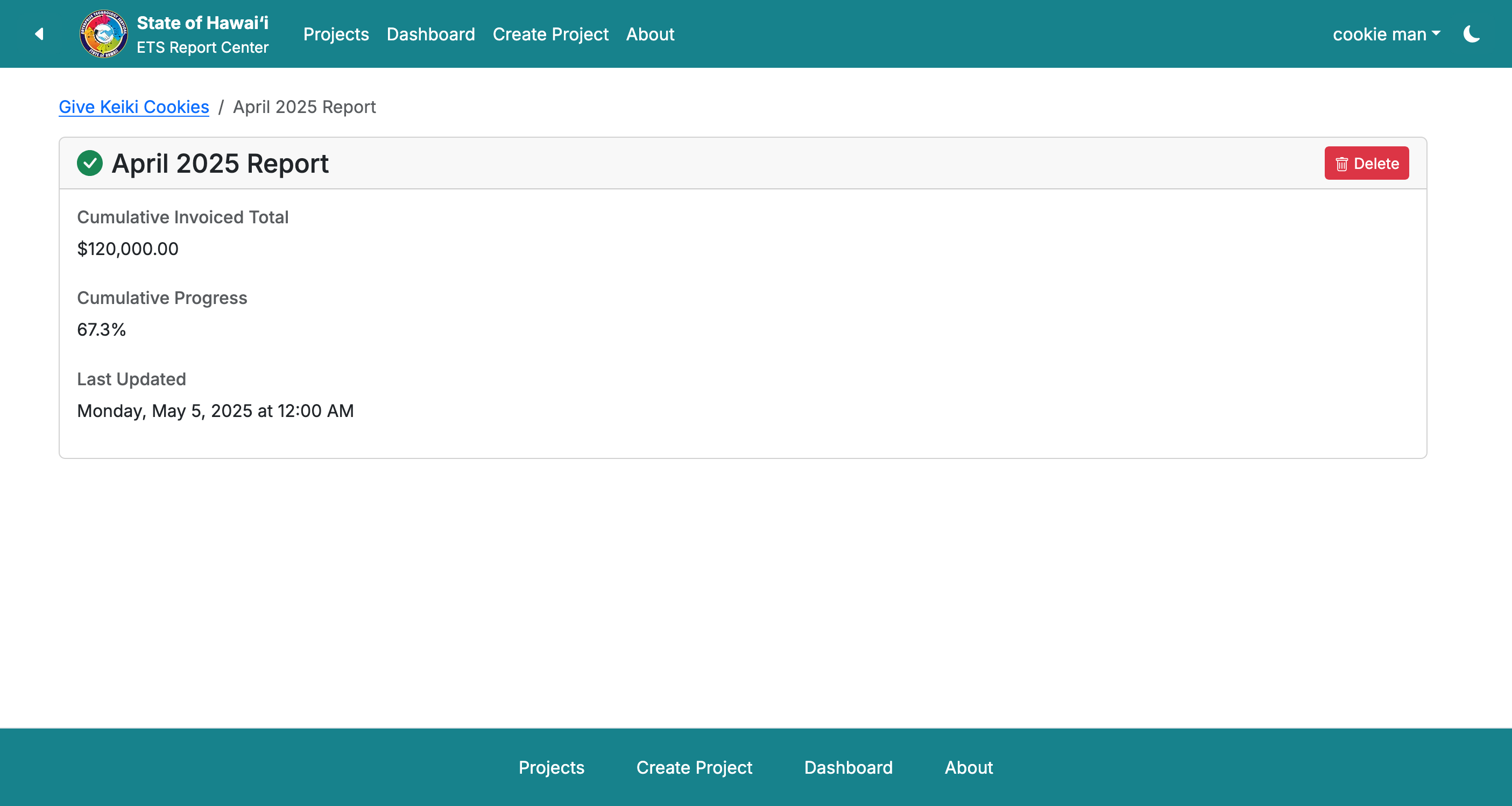 ETS | Standardize the input given by the state of Hawai‘i’s independent verification and ...